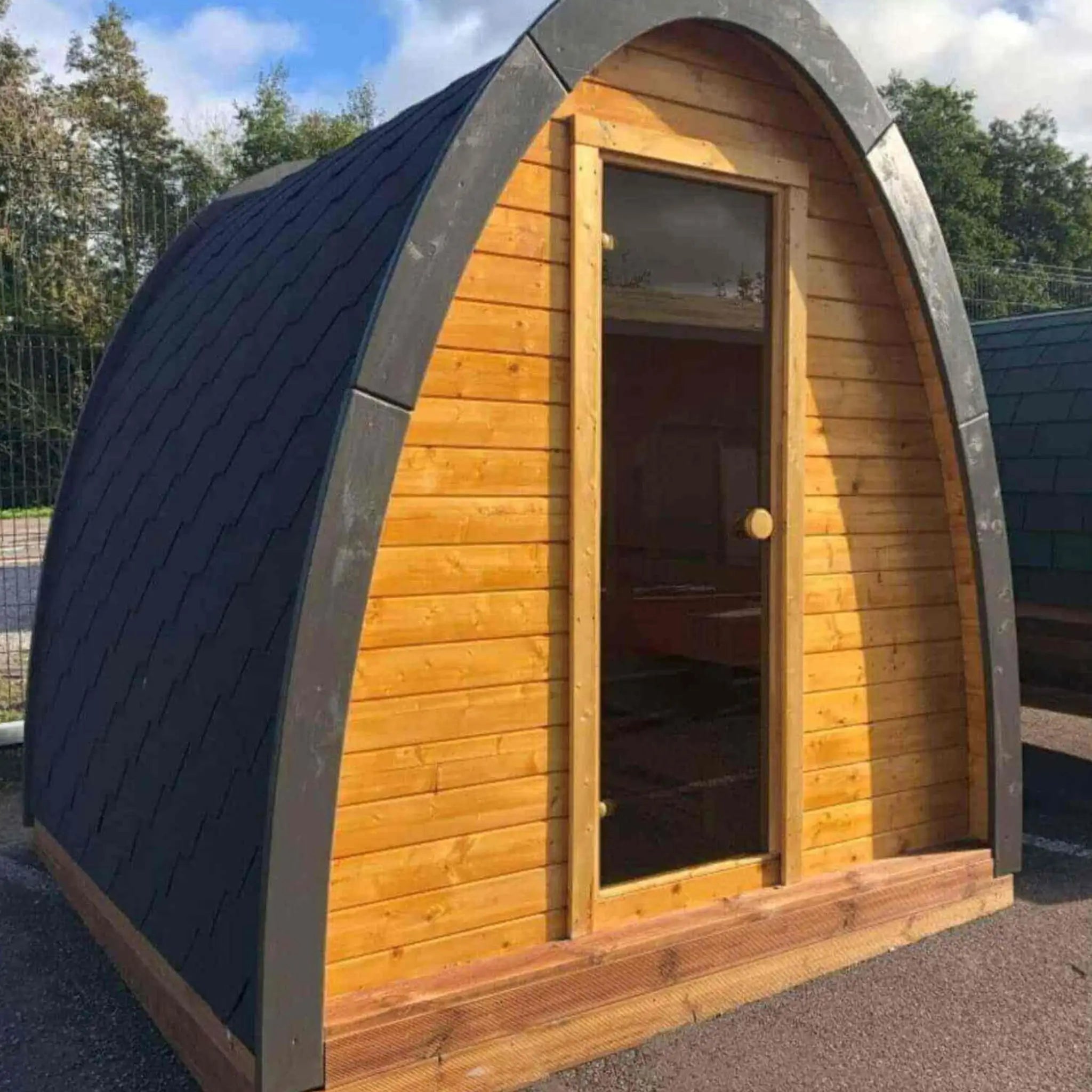 2 Person Traditional Outdoor Sauna Pod – GlampLaunch