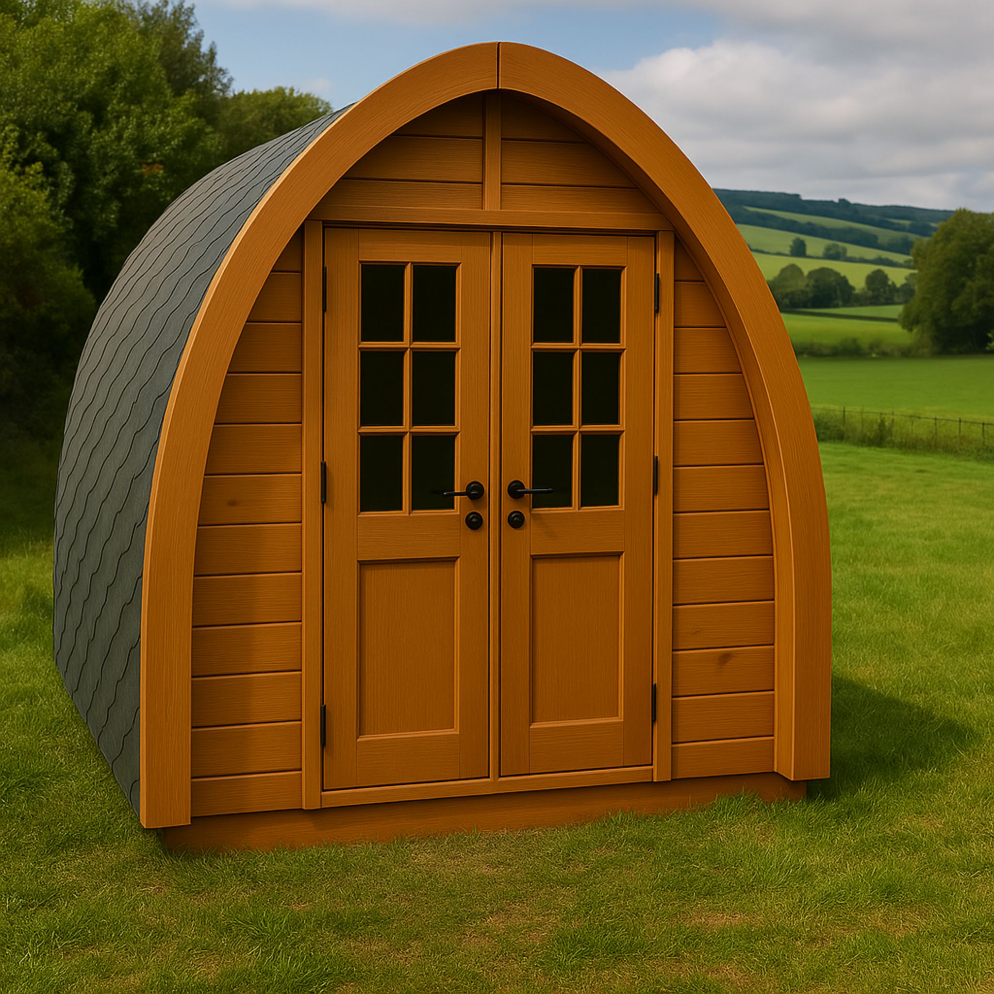 Dual Standalone Washroom Pod – GlampLaunch