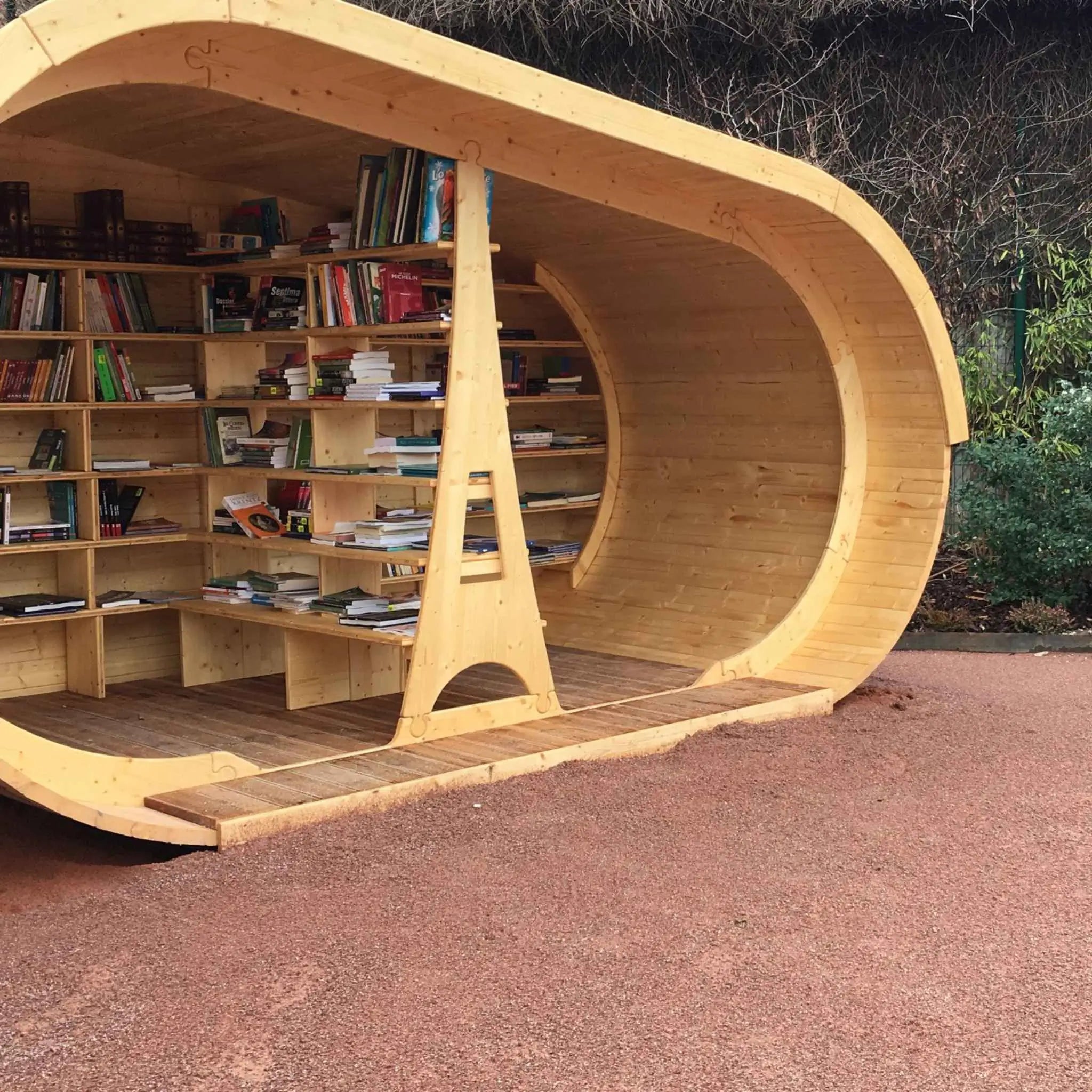 The "Grotto" Pod - Library Pod – GlampLaunch