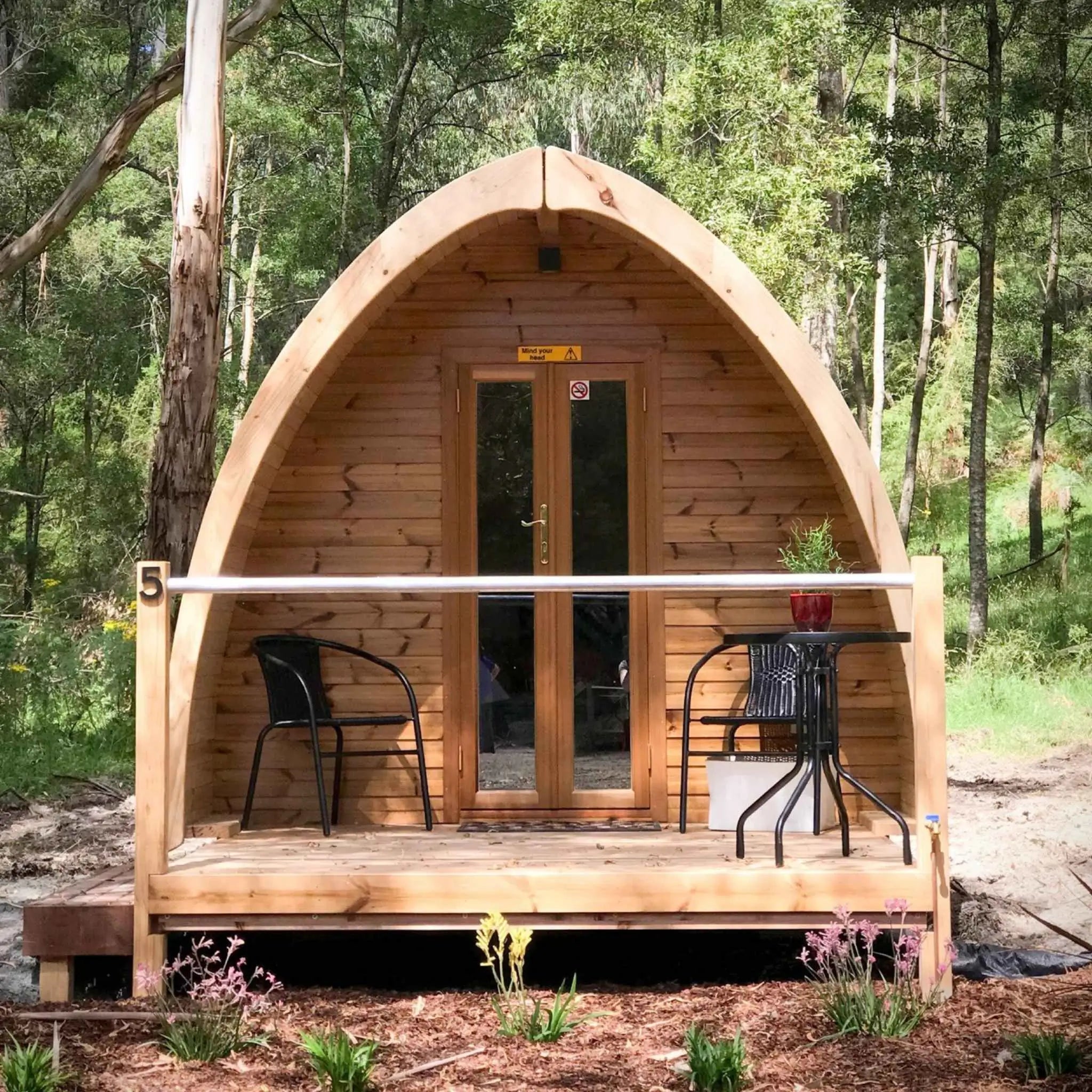The "Arc En Ciel" Pod - Large 4 Person Glamping Pod – GlampLaunch
