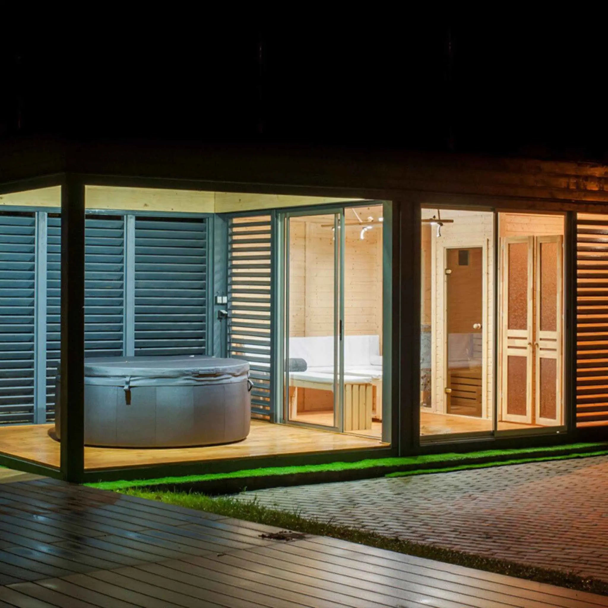 The Sauna, Spa and Lounge Wellness Cube – GlampLaunch