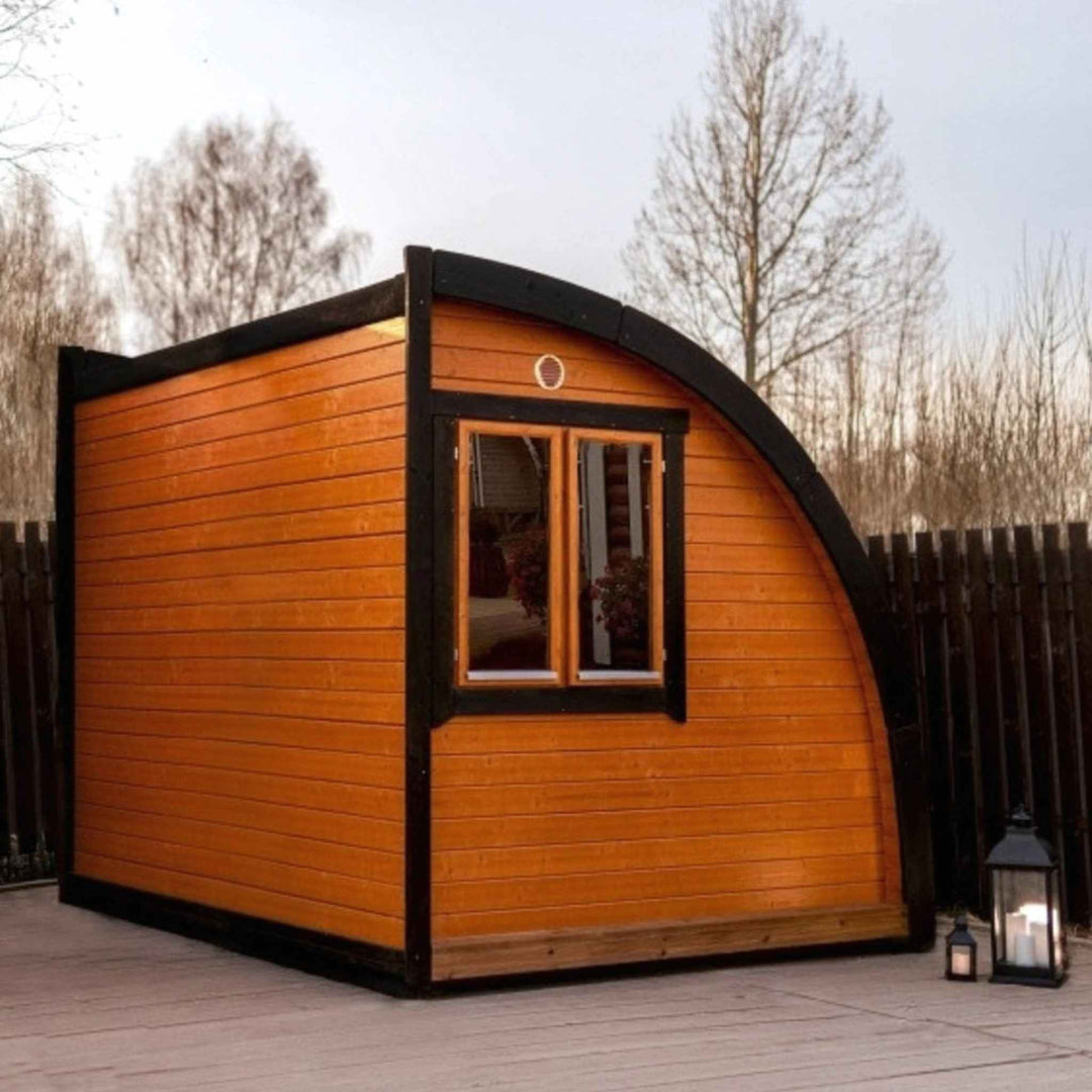 The "Halfmoon" Pod - Double Washroom Pod with Disabled Access – GlampLaunch